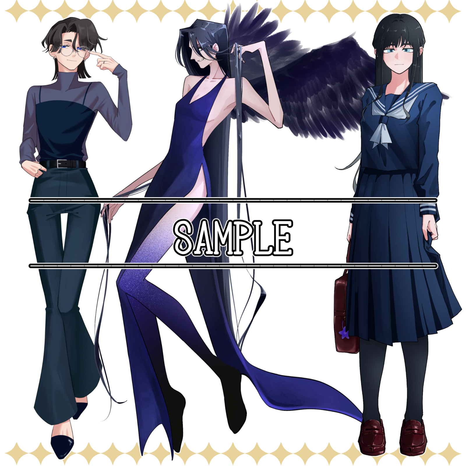 TRPG立ち絵サンプル | SKIMA（スキマ）