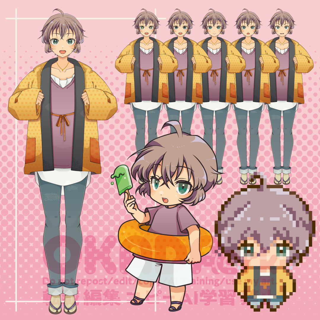 IRIAM・Vライバー用立ち絵サンプル | SKIMA（スキマ）