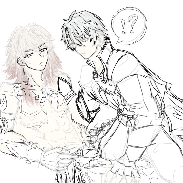 Mydei x Phainon (BL) sketch | SKIMA（スキマ）